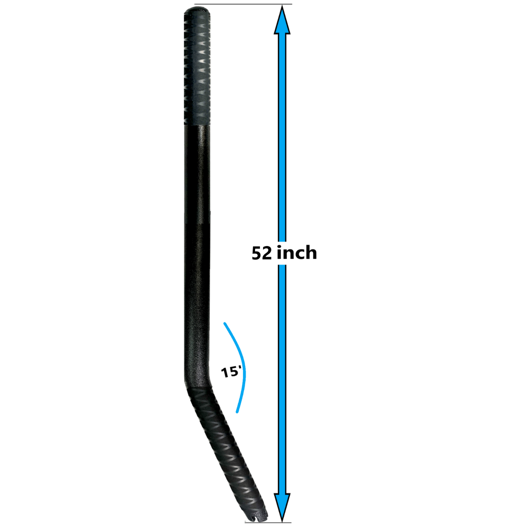Boarding grab rail in Black powder coated aluminum