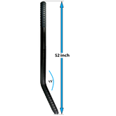 Boarding grab rail in Black powder coated aluminum