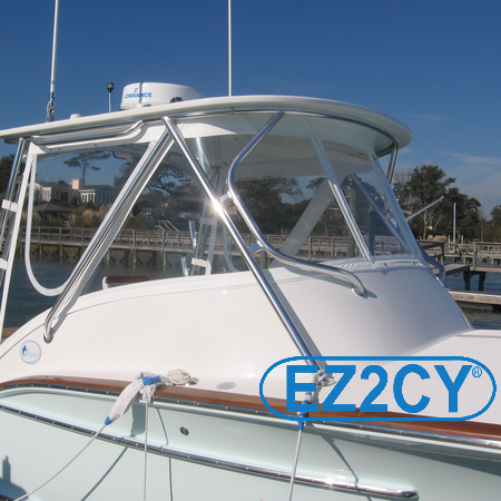 Custom EZ2CY Boat enclosure with Eisenglass & Insinglass For Fishing Boat